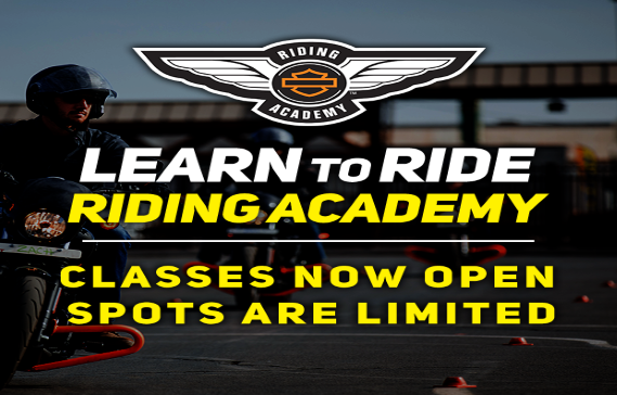 LEARN to RIDE! Harley-Davidson Riding Academy | Shrine On Airline